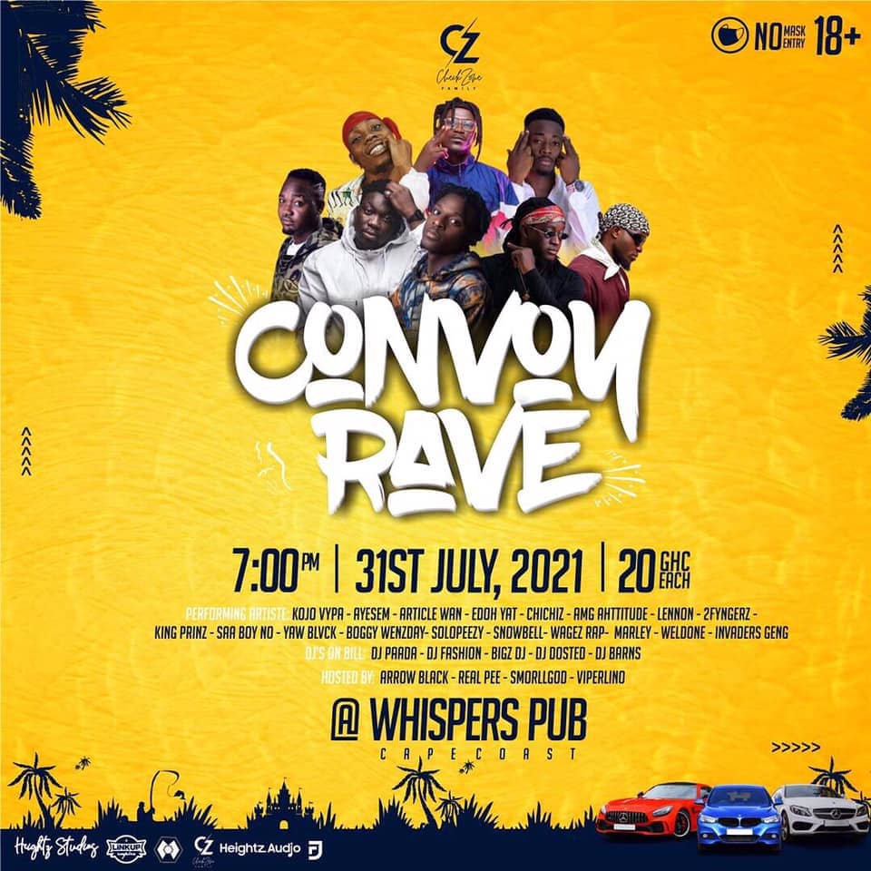 Detailed Info You Need To Know About The Convoy Rave Hosted By Kojo ...