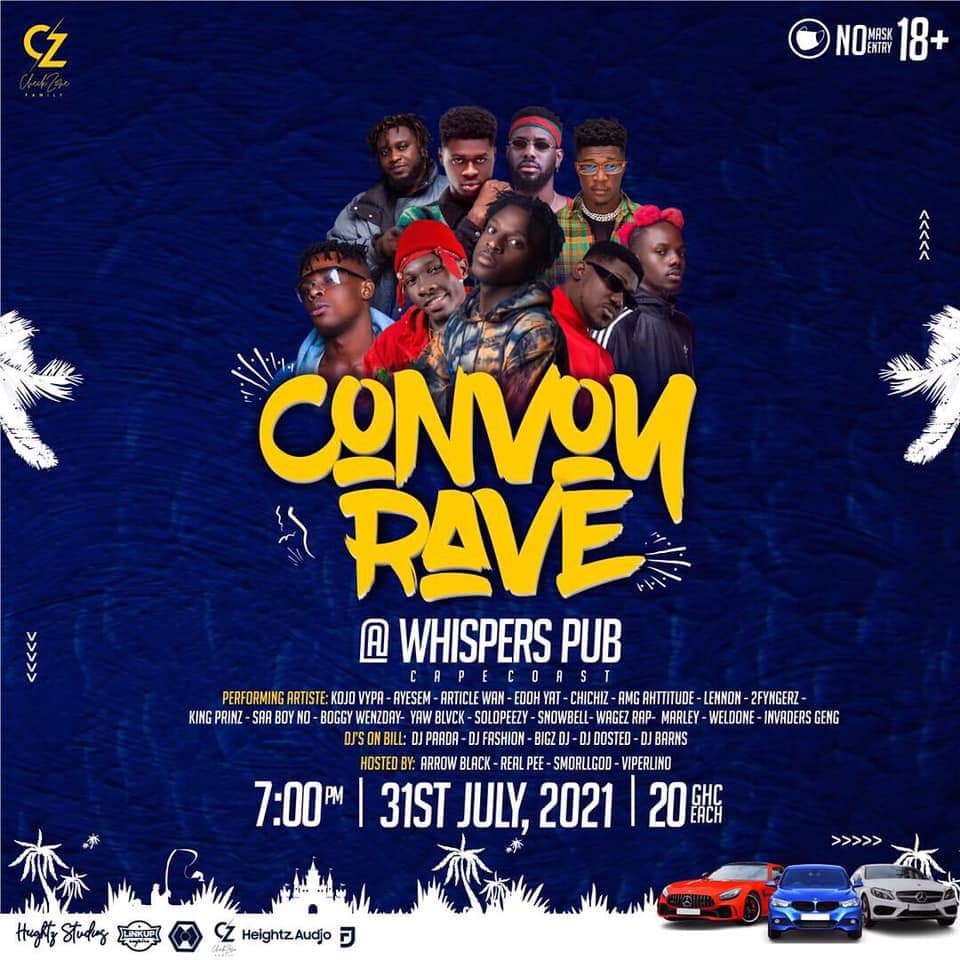 Detailed Info You Need To Know About The Convoy Rave Hosted By Kojo ...